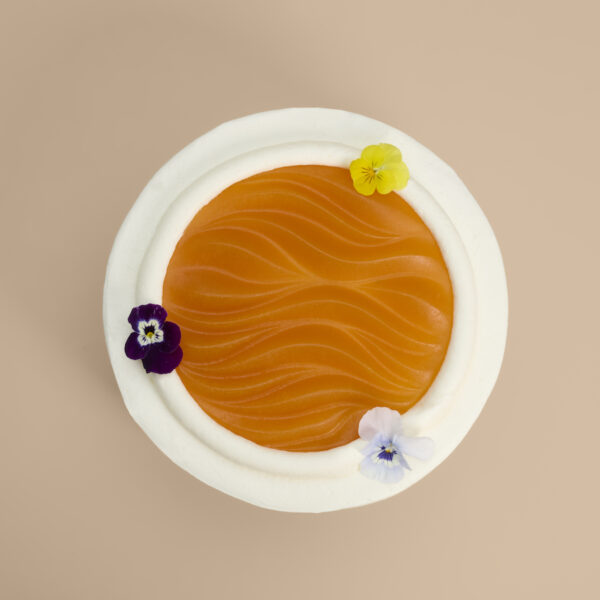 Apricot Chiffon w/ Earl Grey Rice Pudding - Dulcet Cakes & Sweets
