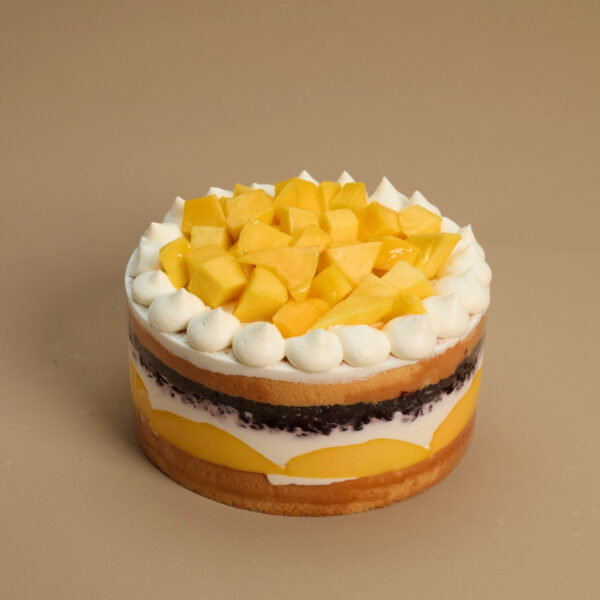 Mango Coconut Chiffon w/ Purple Sticky Rice Pudding – Dulcet Cakes & Sweets